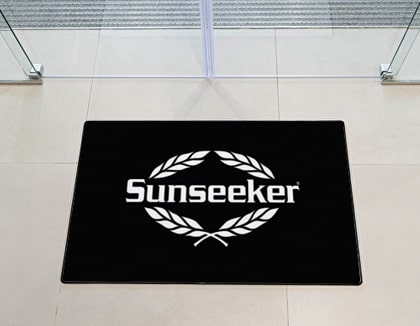 Thick Custom Logo Mat (Non Slip) Rectangle - Yacht Dock Mat - Hotel ...