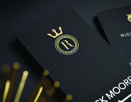 Gold Foil Cards with Embossing - Essex Printing Services | Quality ...